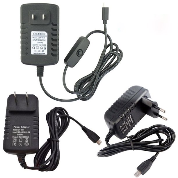 Power Supply, Power Adapter, 5V 3A, micro USB Output Connector ...